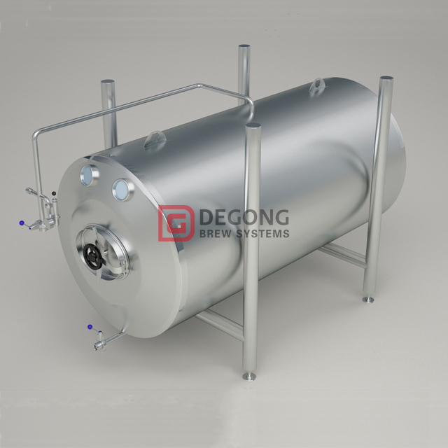 20BBL insulated stainless steel horizontal Beer Brite/ Serving Tank for ...