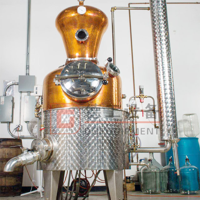 Premium 300L Copper Pot still Commercial Copper Distillery for Brandy ...