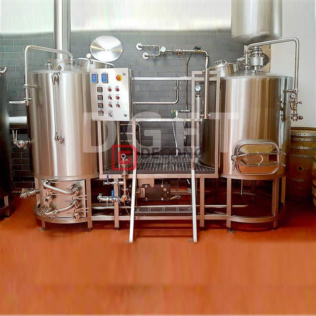300L small scale home brewing system / restaurant used micro beer brewery equipment for sale ...