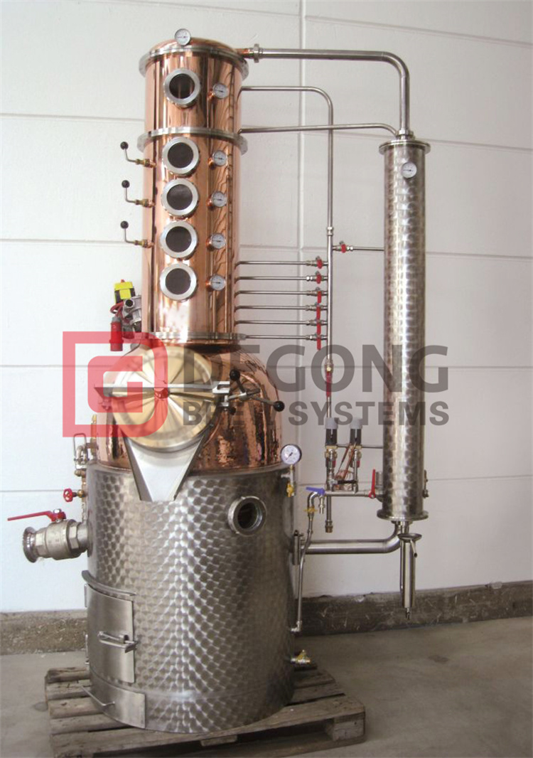 Pilot Distillery 300L Distillery Machinery Copper Distillation Plant ...
