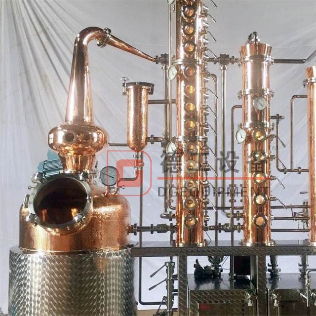 500L/800L High Quality Gin Whisky Distillation Equipment Copper ...